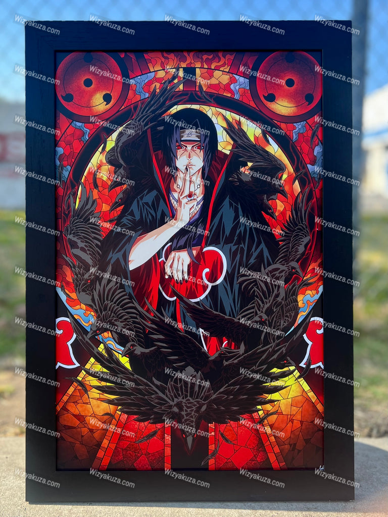 Stained Glass Ninja of Crows | Wizyakuza.com